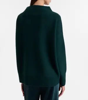 Vince Ribbed-knit Cashmere Sweater - Green
