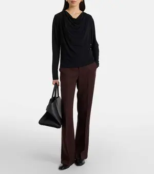 Vince Draped Jersey Top
