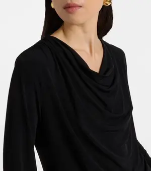 Vince Draped Jersey Top