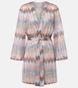 Melissa Odabash Anna Zig Zag Stripe Beach Cover-up - Multicoloured