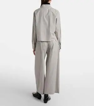 Proenza Schouler White Label Checked Wide-leg Pants