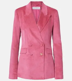 Gabriela Hearst Angela Cotton Corduroy Blazer - Pink