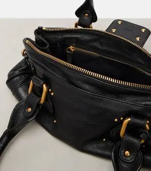 Chloé Paddington Leather Shoulder Bag - Black