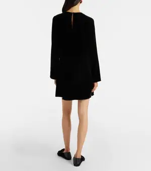 Asceno Larissa Velvet Minidress