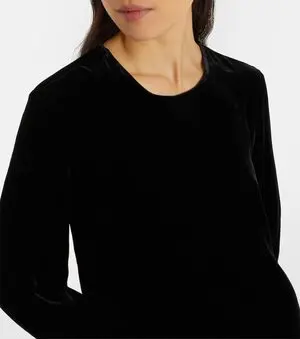 Asceno Larissa Velvet Minidress