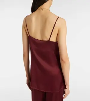 Asceno Pisa Silk Satin Camisole