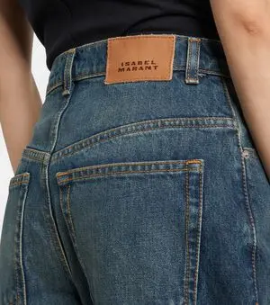 Isabel Marant Étoile Dromie Mid-rise Straight Jeans - Blue