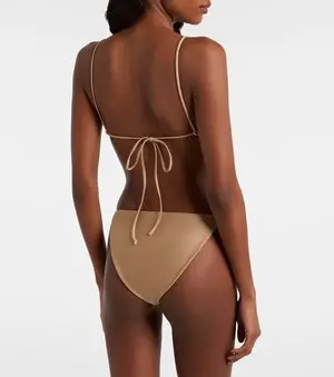 Jade Swim Aria Bikini Bottoms - Beige