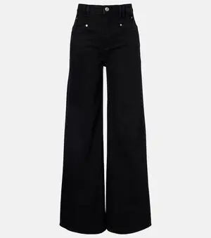 Isabel Marant Étoile Lemony Wide-leg Jeans - Black
