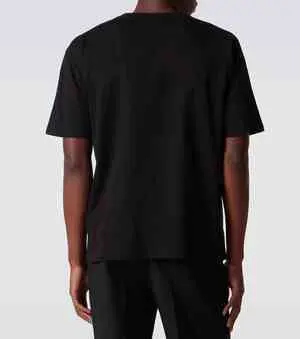Valentino Garavani Logo Cotton Jersey T-shirt - Black