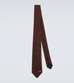Valentino Garavani Vlogo Silk Jacquard Tie - Multicoloured