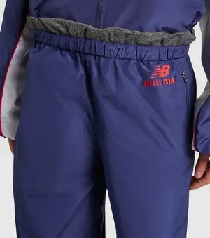 Miu Miu X New Balance Poplin Track Pants