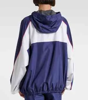 Miu Miu Poplin Track Jacket - Blue