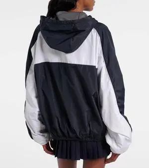 Miu Miu X New Balance Poplin Track Jacket - Blue