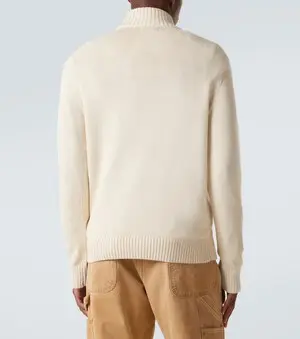 Polo Ralph Lauren Cotton Half-zip Sweater - Beige