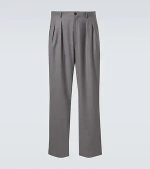 THE ROW Corley Virgin Wool Straight Pants