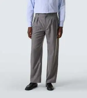 THE ROW Corley Virgin Wool Straight Pants