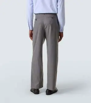 THE ROW Corley Virgin Wool Straight Pants