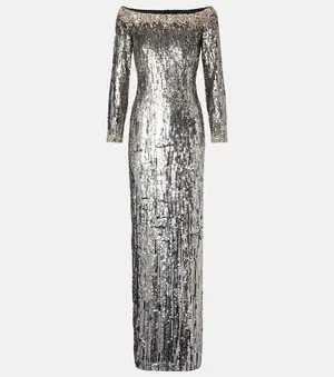 Jenny Packham Marine Sequined Gown