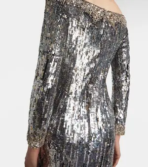 Jenny Packham Marine Sequined Gown
