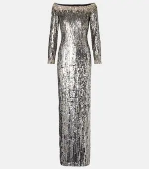 Jenny Packham Marine Sequined Gown