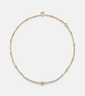 SPINELLI KILCOLLIN Gravity Arc 18kt Necklace With Diamonds - Gold