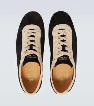 Brunello Cucinelli Suede Lace-up Sneakers - Black