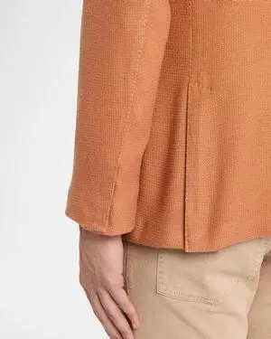 Boglioli Apos;s Textured Cashmere Two-button Blazer - Orange