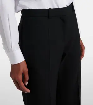 THE ROW Hiram Wool Straight Pants