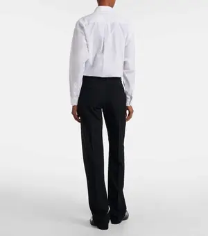 THE ROW Hiram Wool Straight Pants