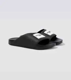 Givenchy Logo Slides - Black