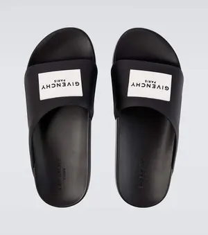 Givenchy Logo Slides - Black