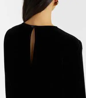 Asceno Larissa Velvet Mini Dress