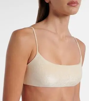 Jade Swim Muse Bikini Top - Beige