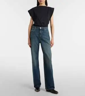 Isabel Marant Étoile Dromie Mid-rise Straight Jeans