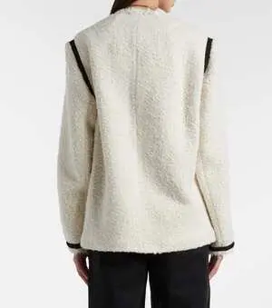 Isabel Marant Étoile Maylin Boucle Tweed Jacket - White