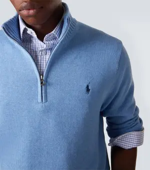 Polo Ralph Lauren Cotton Half-zip Sweater