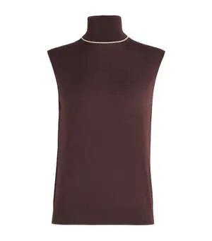 Eleventy Wool Sleeveless Top