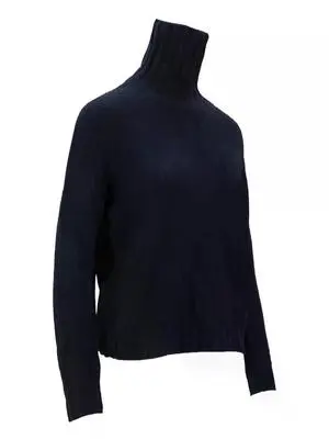 LA ROSE Roll-neck Sweater - Blue