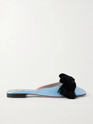 Valentino Garavani Fringe Mules Clogs For Women