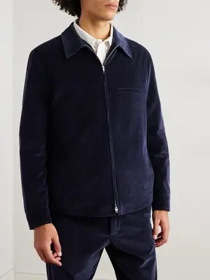 UMIT BENAN Quebec Cotton And Cashmere-blend Corduroy Jacket