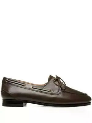 Bally Tie Fastening Flats For Women