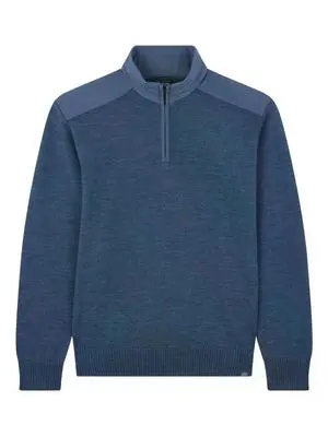 Paul & Shark Half-zip Detail Sweater - Blue