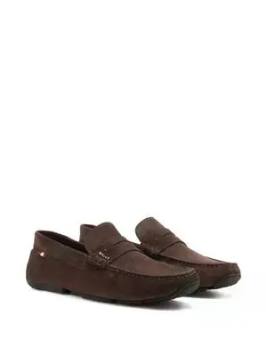 Bally Pilot Driver Suede Loafers