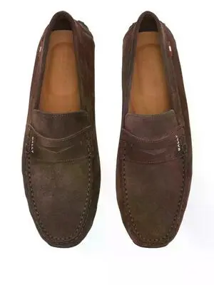 Bally Pilot Driver Suede Loafers