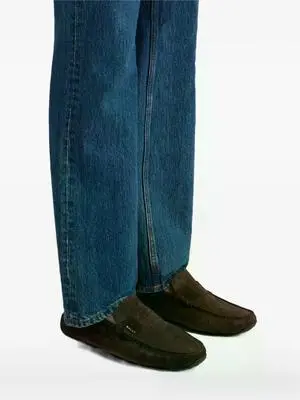 Bally Pilot Driver Suede Loafers