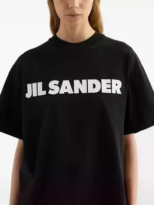 JIL SANDER Logo-print Short-sleeve T-shirt - Black