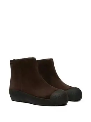 Bally Curling Boots - Brown