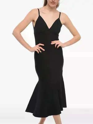 Roland Mouret Detachable-sleeves Midi Dress