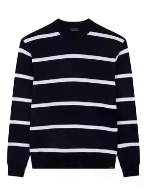 Paul & Shark Striped Crewneck Sweater - Blue